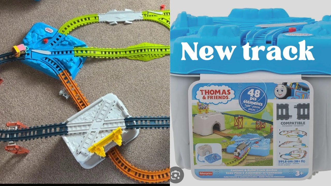 All engines go Connect and Build Track Bucket! Thomas and friends # ...