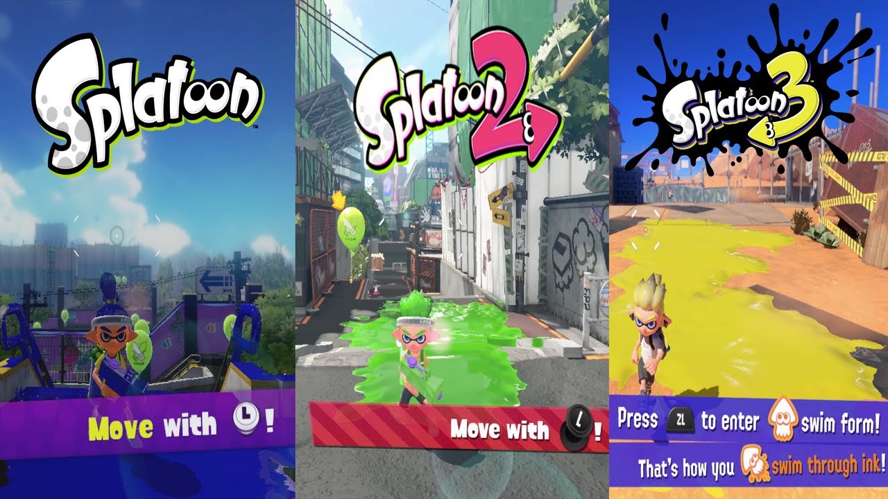 Evolution of Splatoon Tutorial - YouTube