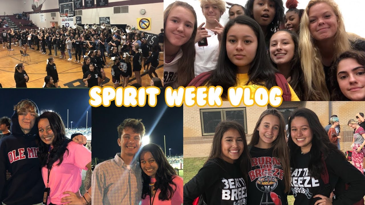 SPIRIT WEEK + football game & pep rally - YouTube