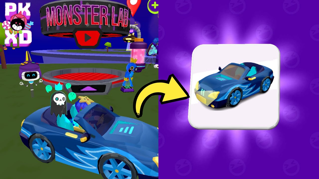 PK XD UPDATE NEW CARS, MINIGAME MONSTER LAB & TWO GHOST - YouTube