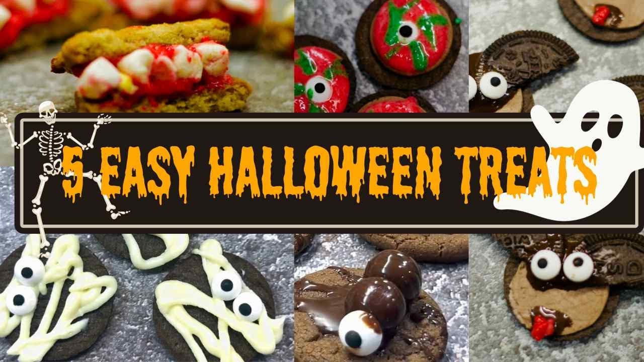 5 Easy Halloween Treats & Snacks| Best Last Min Halloween Recipes 2024 ...