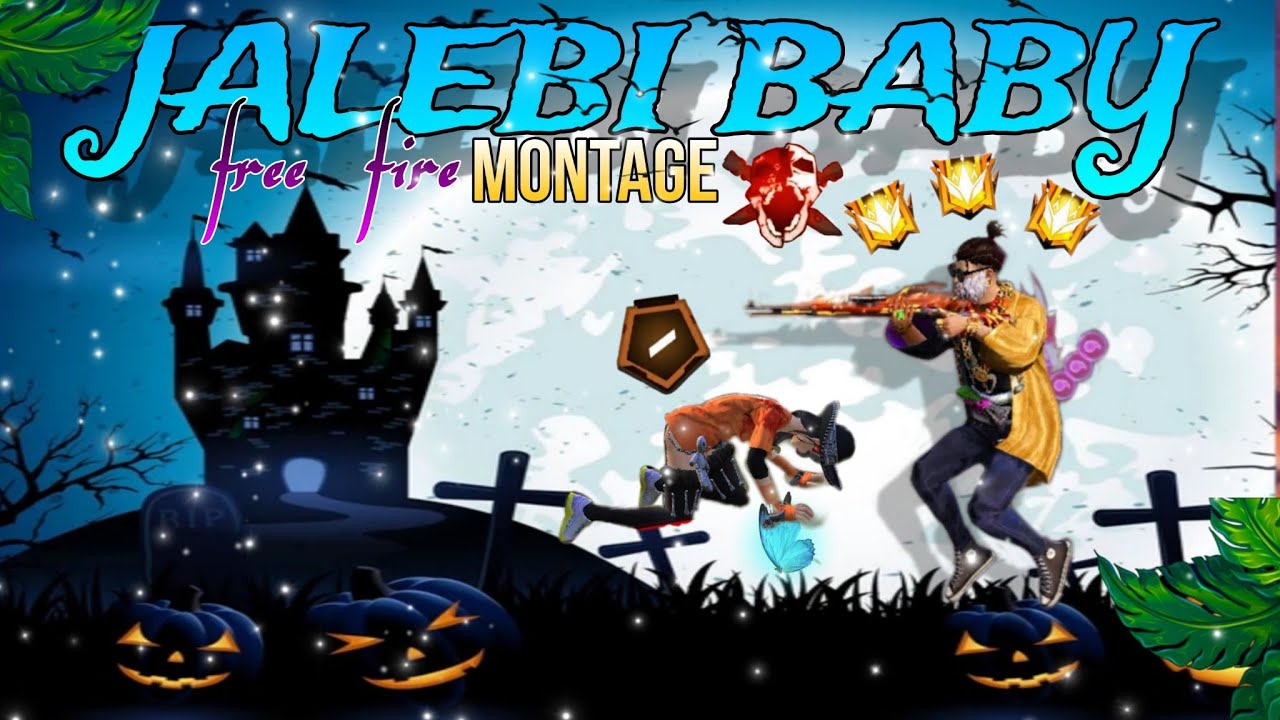 Jalebi baby free fire montage video 🔥 one tap status video please ...