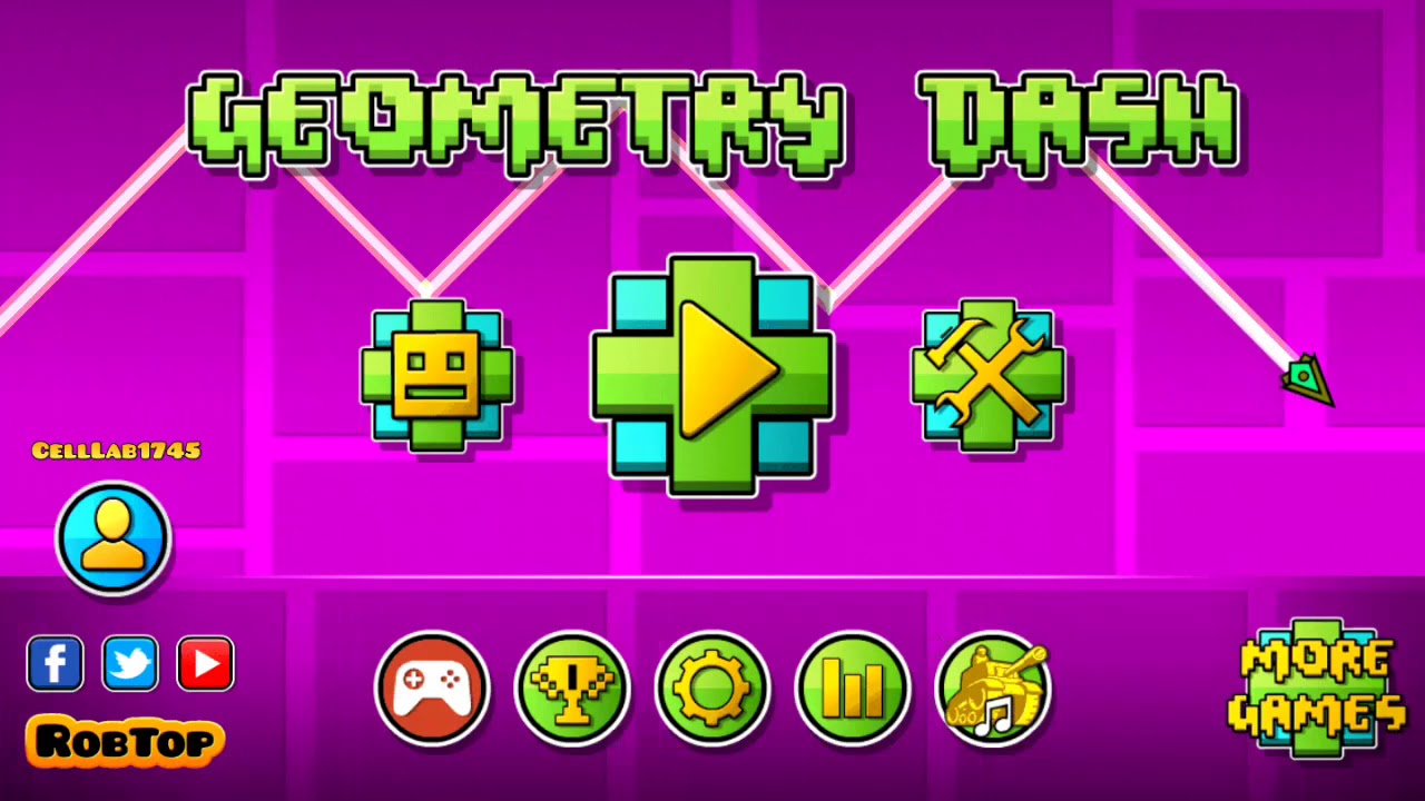 I have a geometry dash account - YouTube