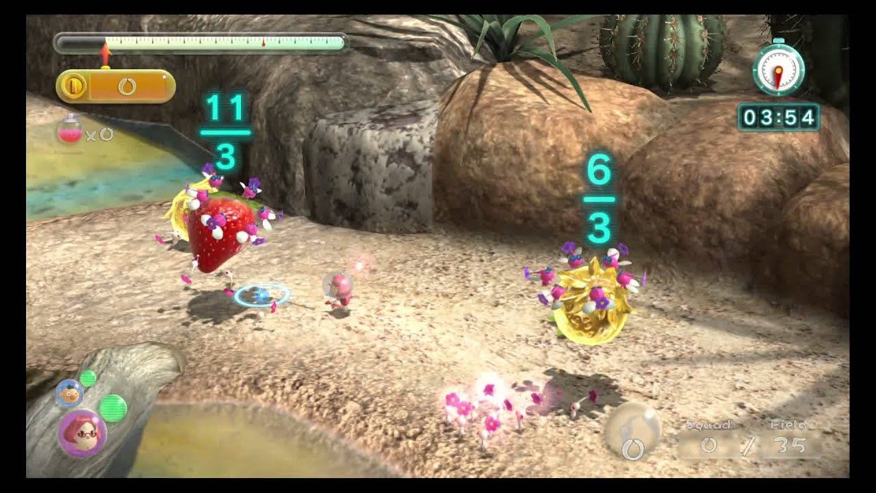 Pikmin 3 - Testing speed values - YouTube