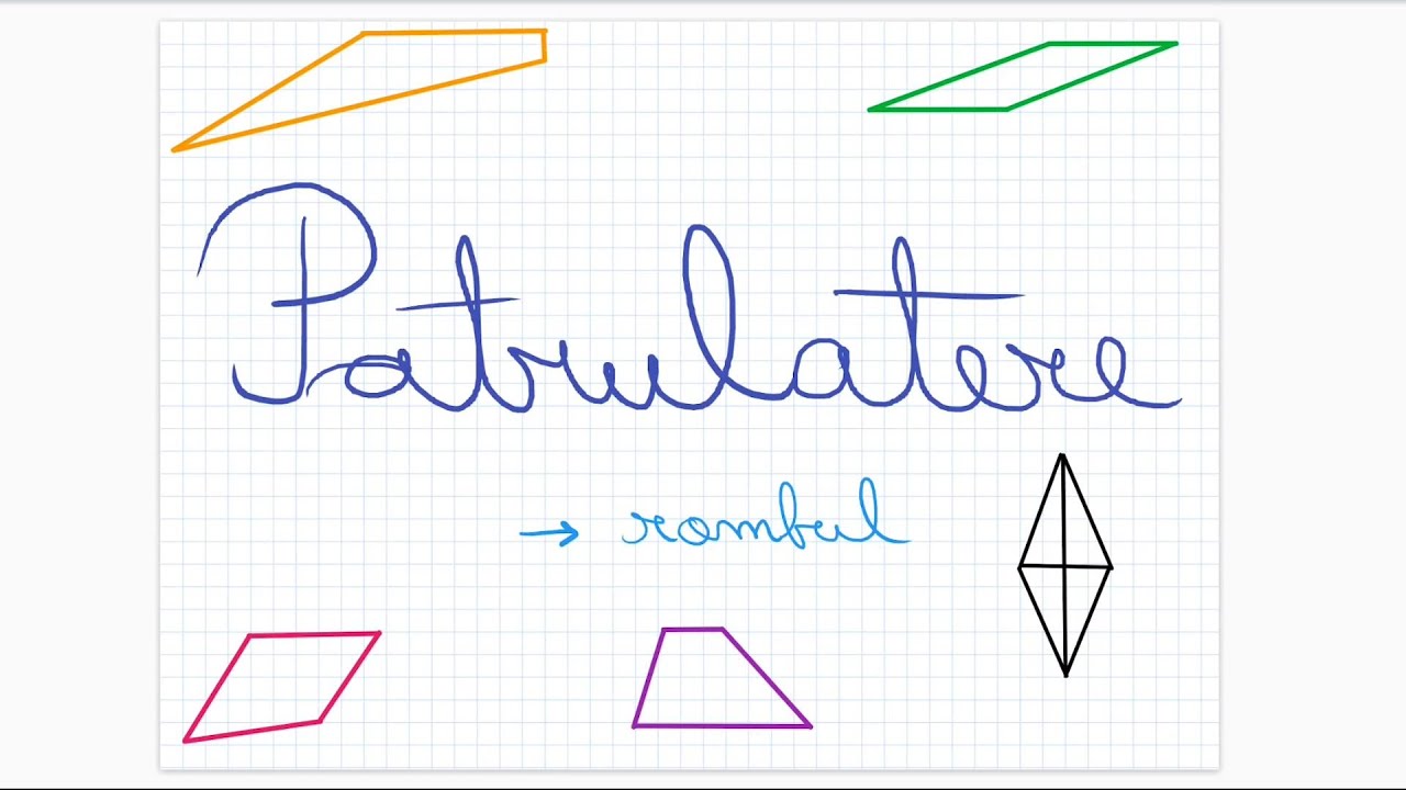 Patrulatere: rombul - Clasa a VII-a - YouTube