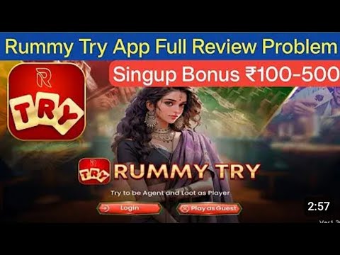 Rummy try full review video gaming - YouTube