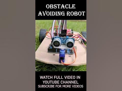 Obstacle Avoiding Robot #obstacleavoidance #arduinoproject #scienceprojectideas #arduino # ...
