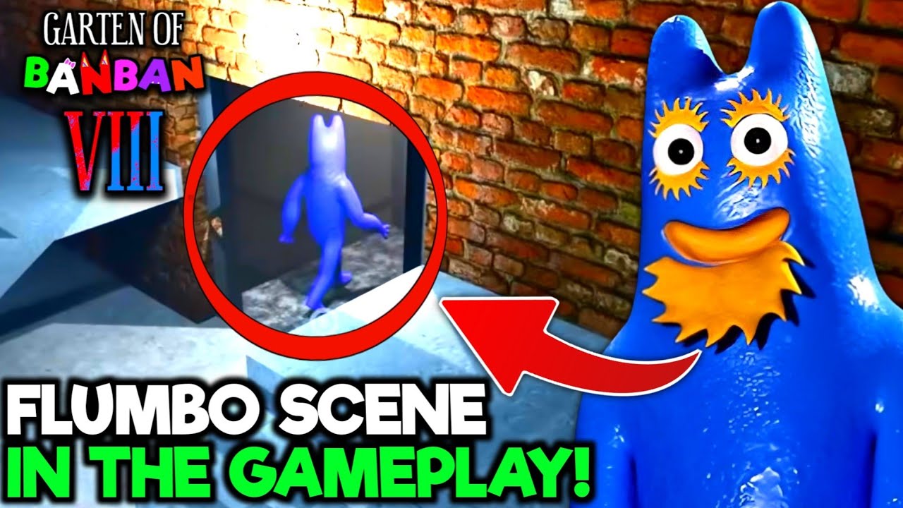 GARTEN OF BANBAN 8 - NEW SHOCKING SCENE of FLUMBO of the GAMEPLAY 😃 HOW ...