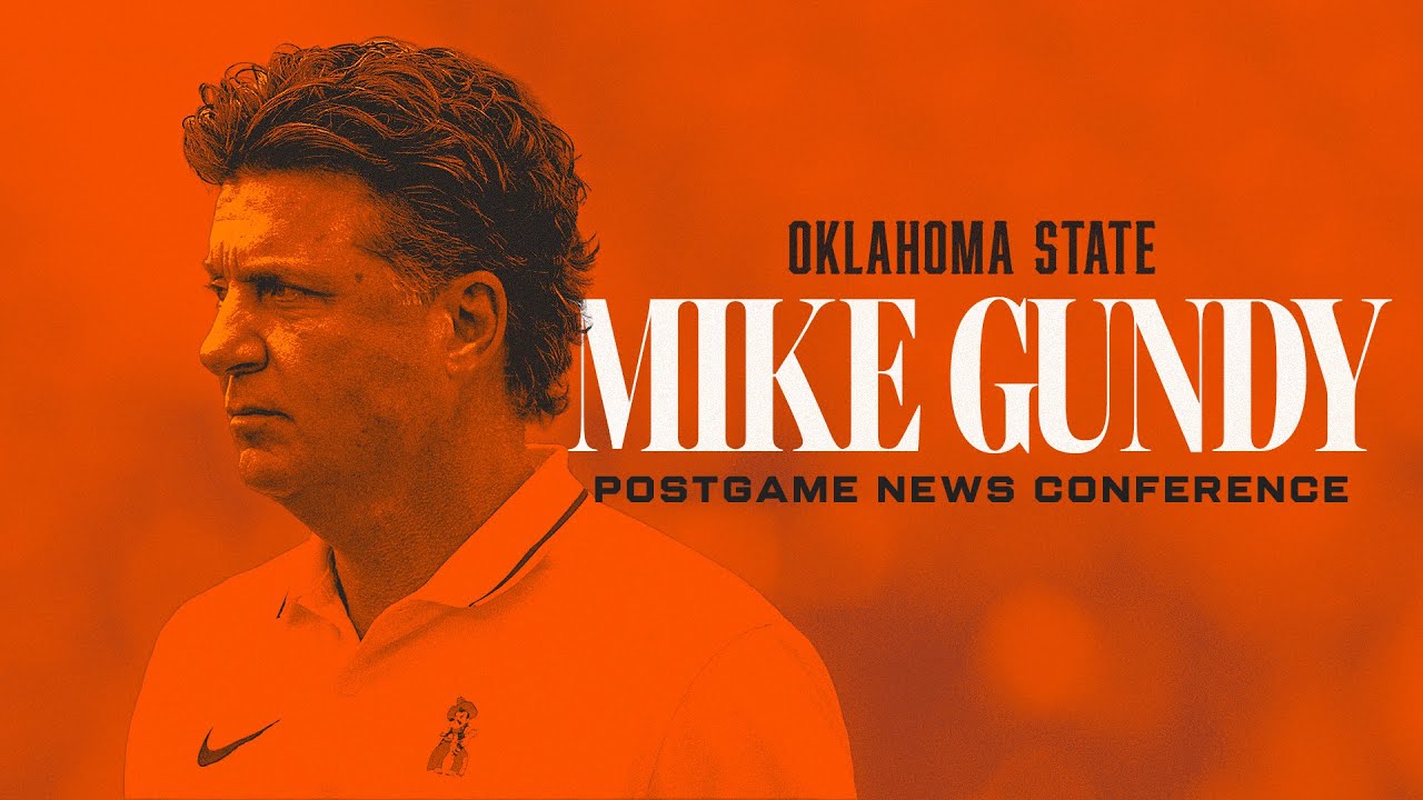 Oklahoma State vs. Arizona State Postgame News Conference - 11/2/2024 ...
