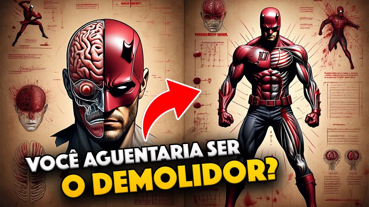 Você aguentaria ser o DEMOLIDOR na VIDA REAL? A Ciência dos Poderes ...