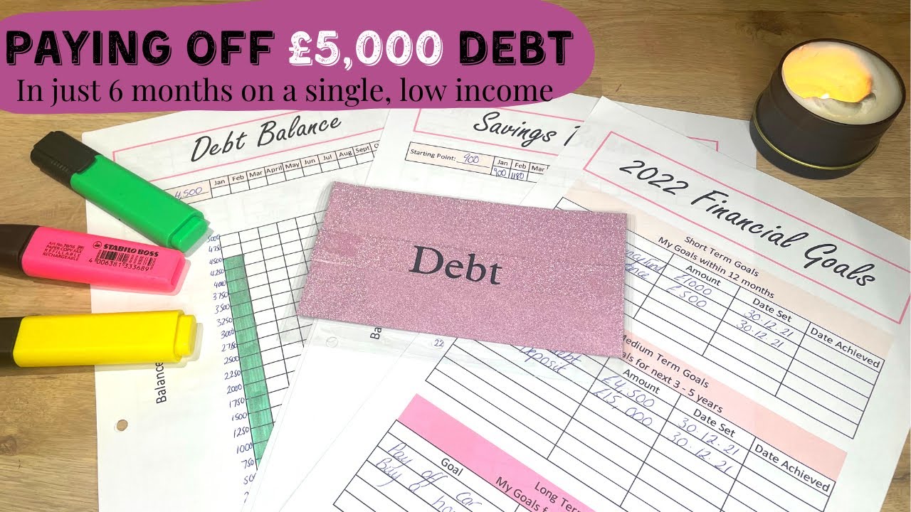 Paying off 5K DEBT in 6 months | Low Income | Debt Update | Single ...