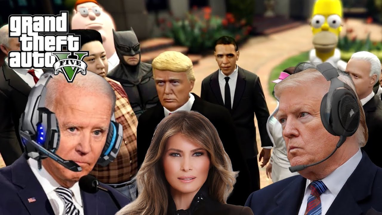US Presidents Trump VS Melania In GTA 5 - YouTube
