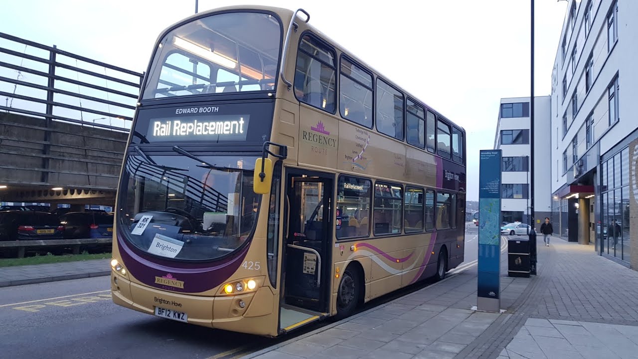 Full Bus Journey on Southern Rail Replacement To Brighton - YouTube