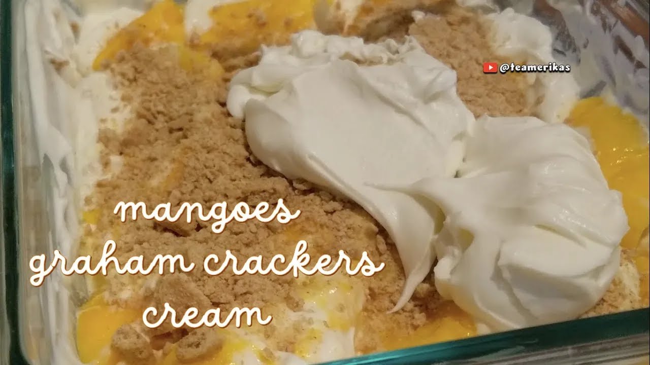 Mango Graham Crackers Layer Cake (no oven needed!) - YouTube