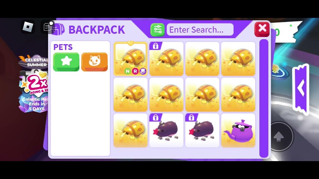 Making a neon golden tortoise beetle in #adoptme - YouTube