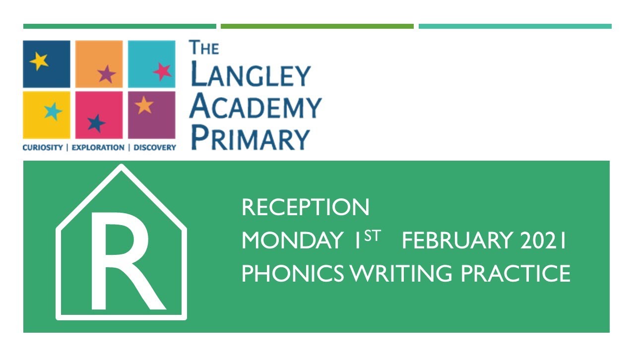 Reception - Monday 1st February - Phonics Writing Practise - YouTube
