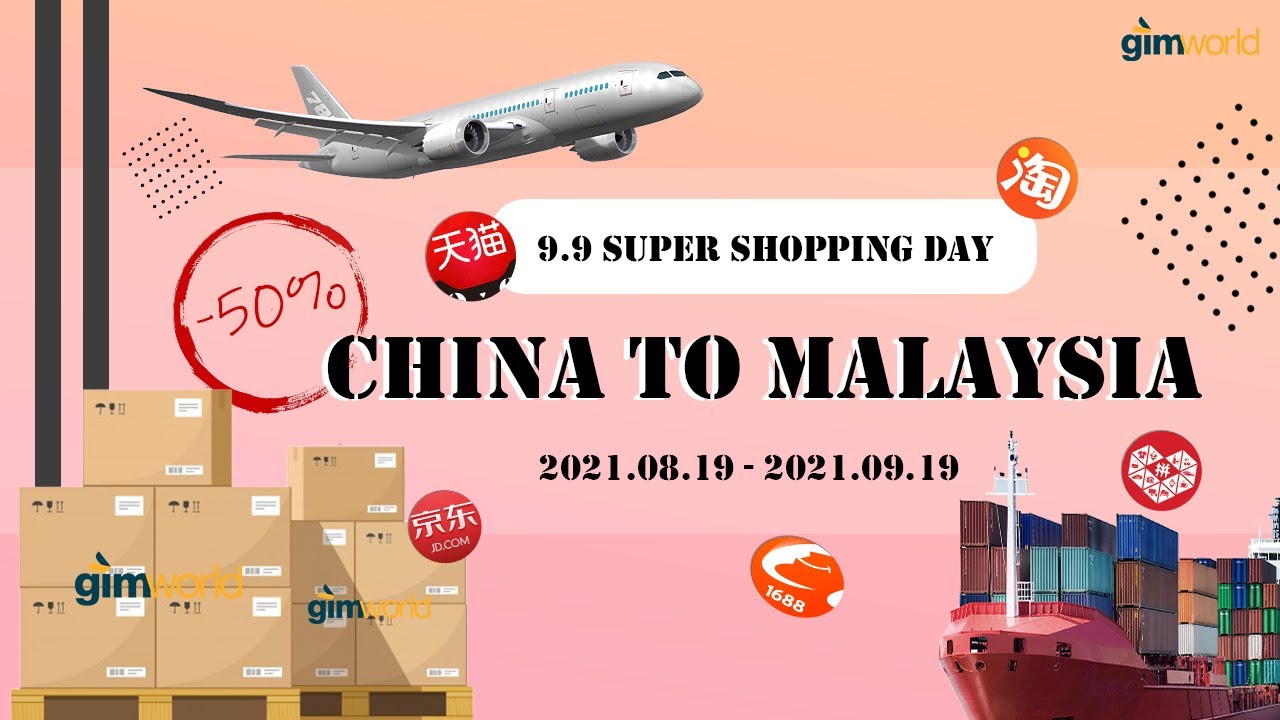 9.9 China Shipping Day, Sea freight at RM3/KG Only! - YouTube