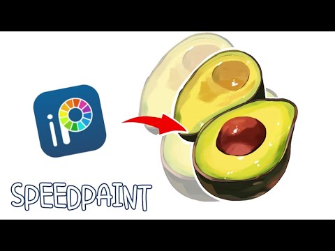AVOCADO 🥑 SPEEDPAINT || IBIS PAINT X - YouTube