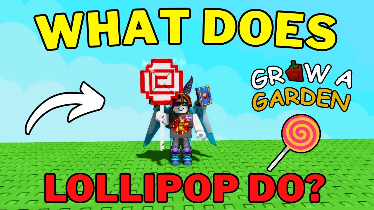 What Does Levelup Lollipop Do in Grow a Garden | How To Use Levelup ...