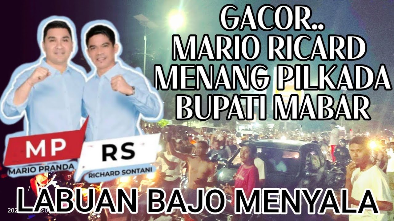 Mario Ricard Menang Pilkada Bupati & Wakbup Manggarai Barat. # ...