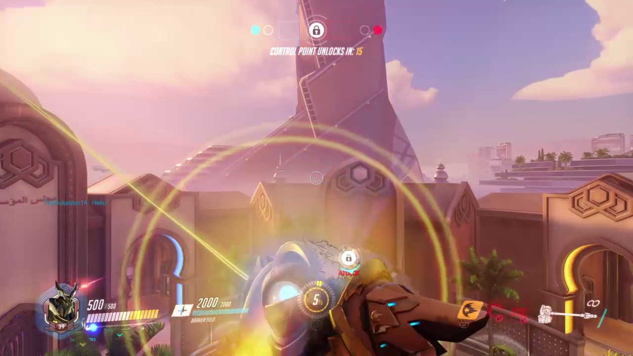 Insane mid-air Reinhardt pin! - YouTube