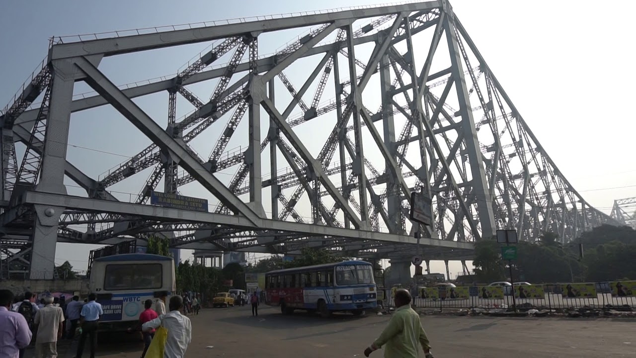Royalty Free Video Footage | Howrah Bridge Side View - YouTube