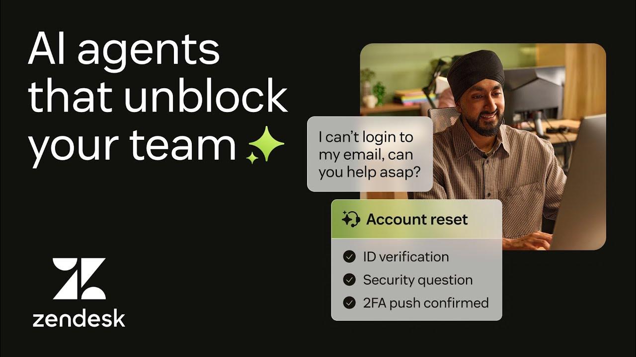 Zendesk AI agents help your team get back on track fast | That's the Zendesk AI effect - YouTube