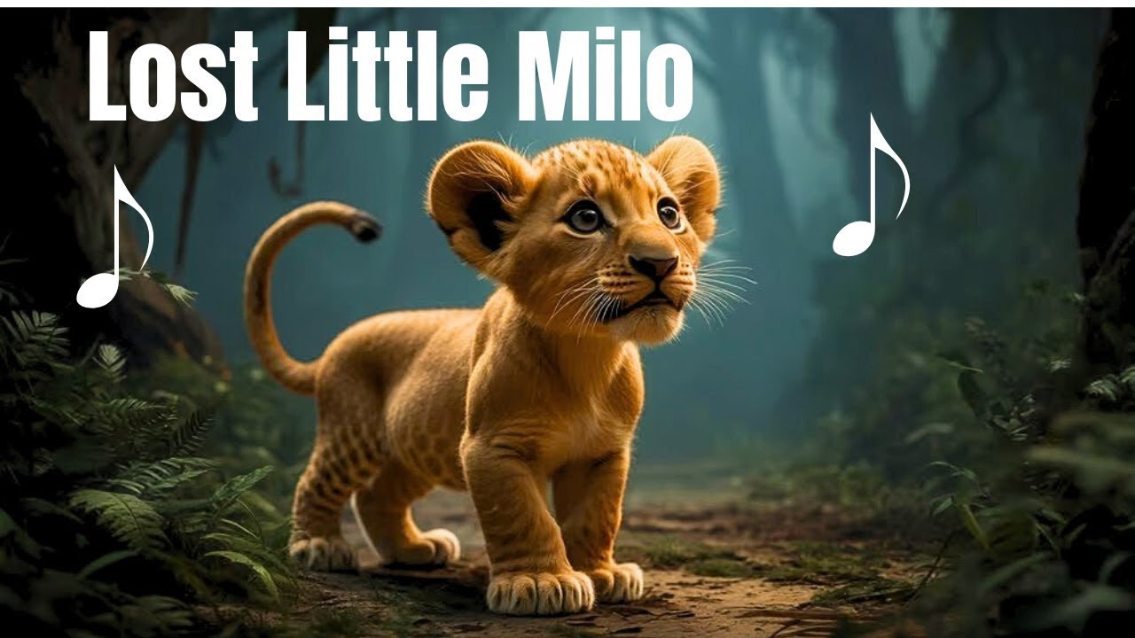 Lost Little Milo Animated kids song is about a lost little lion cub ...