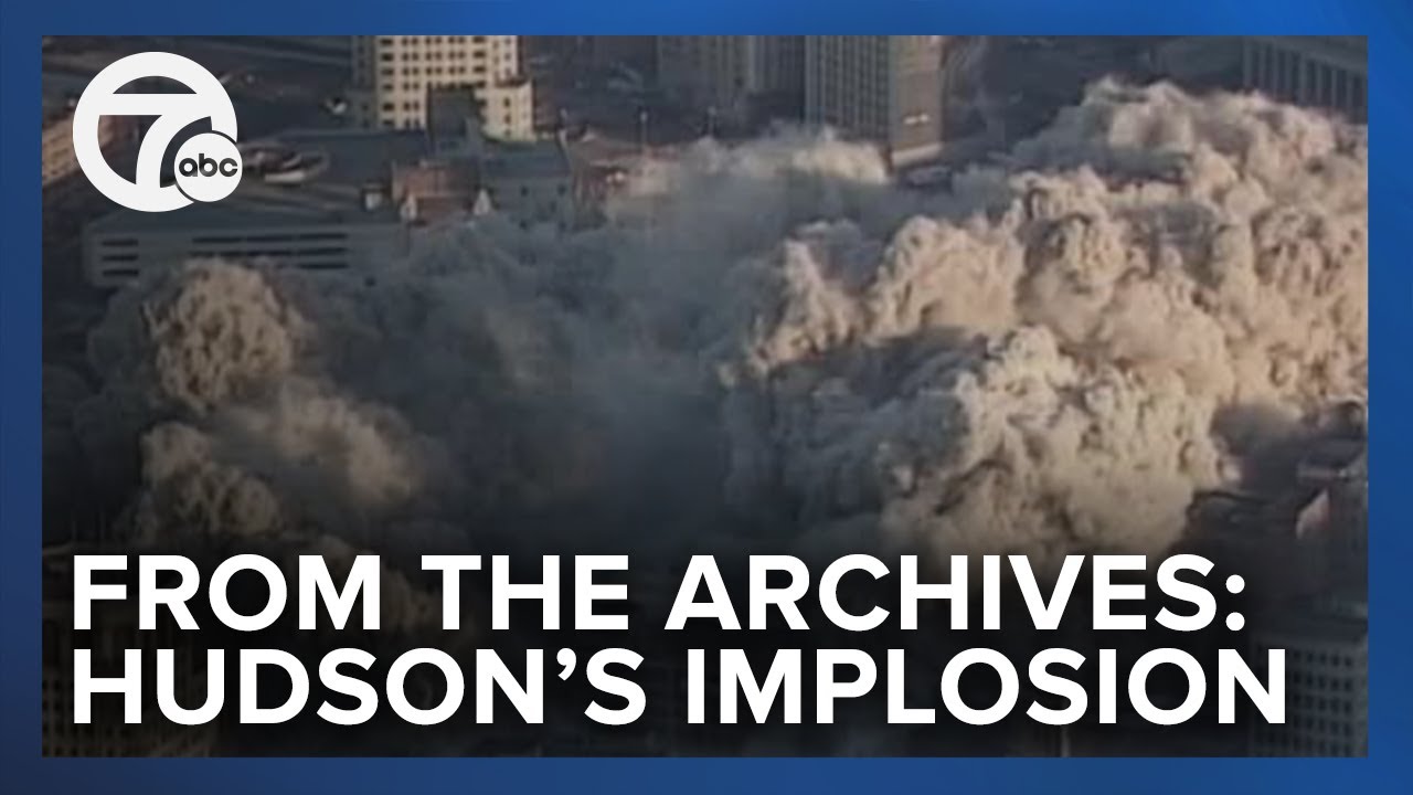 From the WXYZ archive: Hudson's Building implosion - YouTube