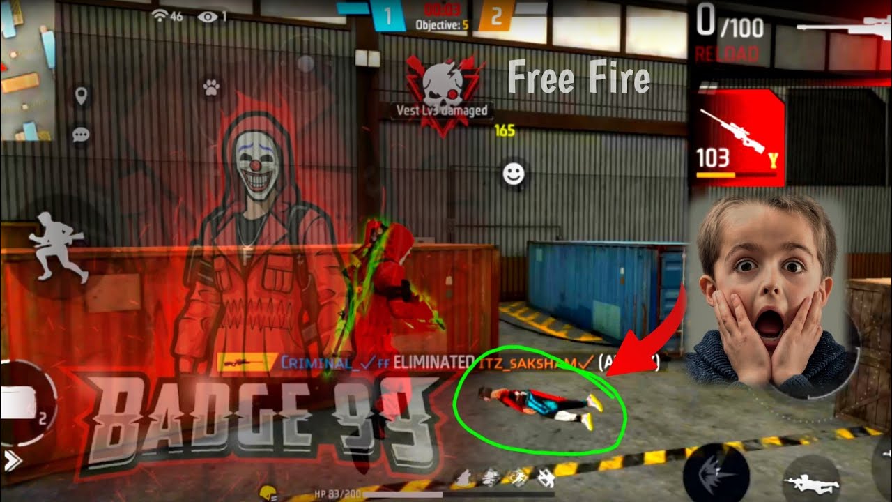 My Look Is Badge 99 With Lone Wolf Gameplay ⚡ || Respect To Badge 99 ️ ...