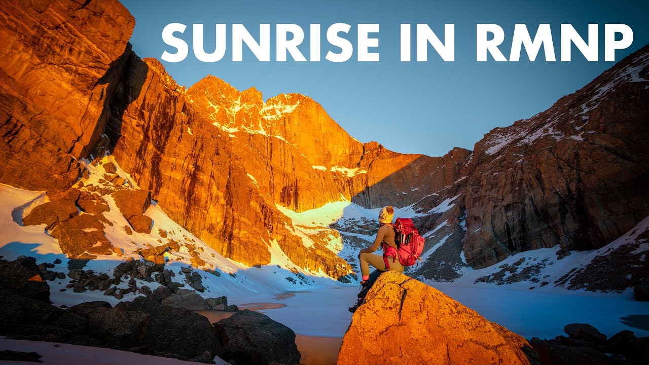 HIKING TO CHASM LAKE FOR SUNRISE! Incredible Day Hike From Denver - YouTube