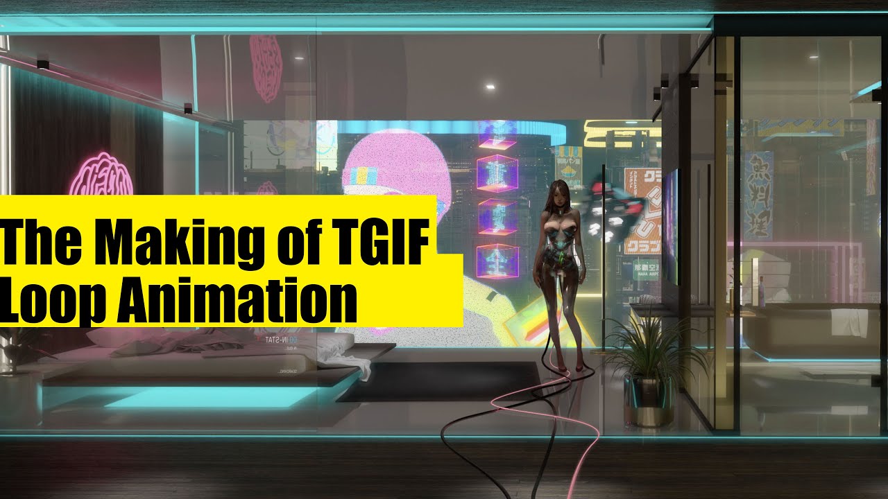 The making of TGIF loop animation - YouTube