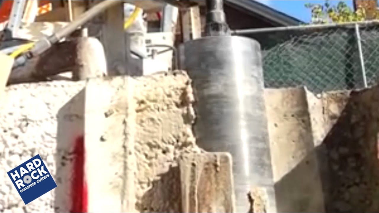 Concrete Core Drilling | Hard Rock Concrete Cutters - YouTube