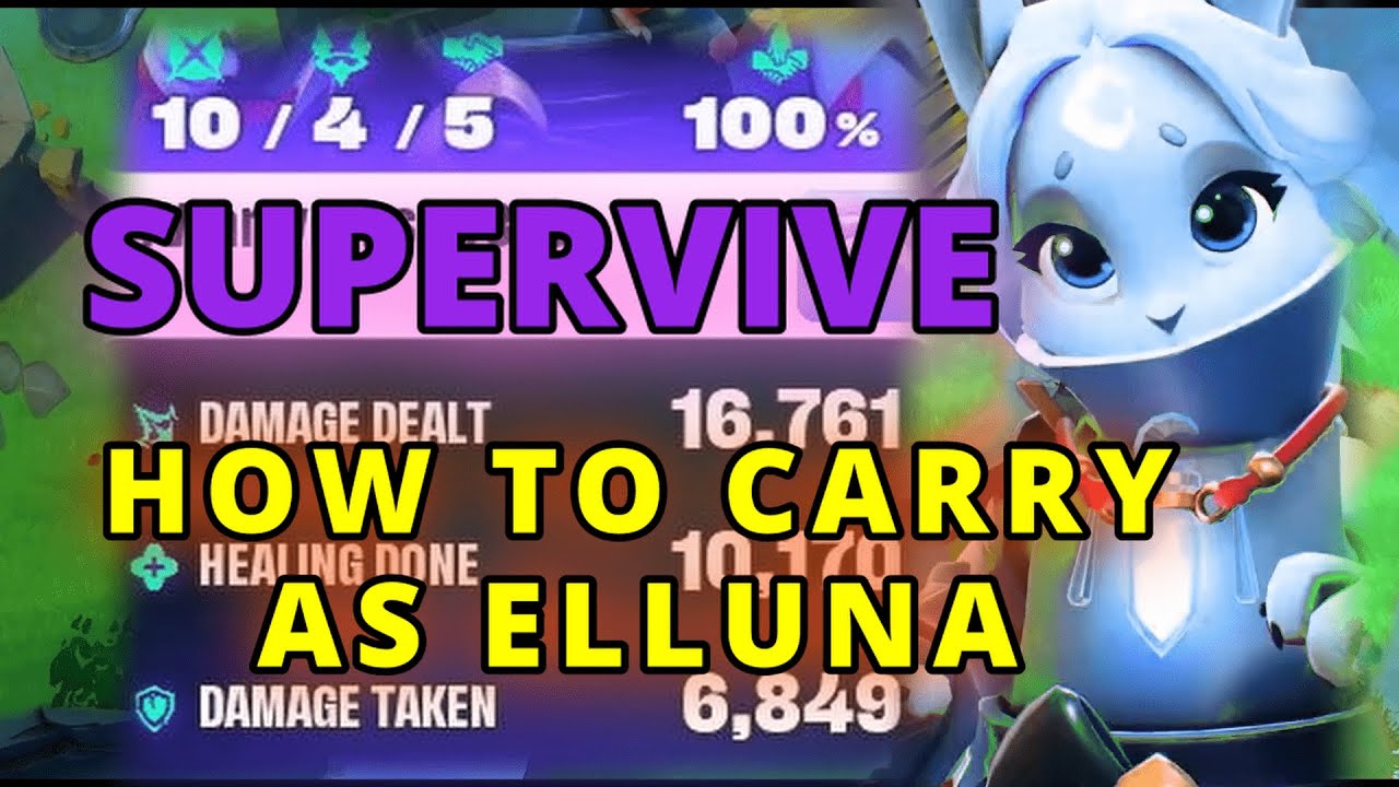 HOW TO CARRY AS ELLUNA SUPPORT | SUPERVIVE - YouTube