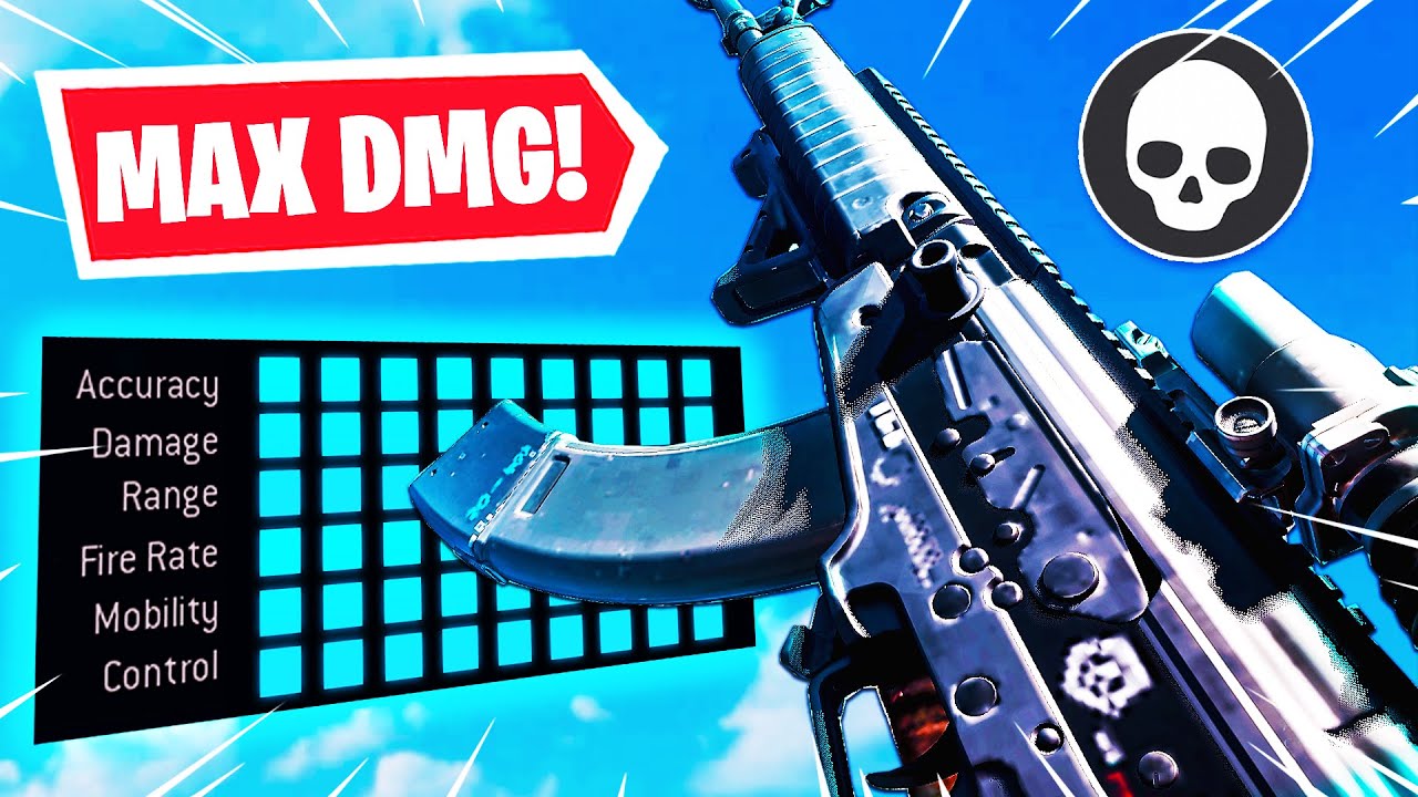the *MAX DAMAGE* AMAX in Warzone Season 1 (Best CR-56 AMAX Class Setup ...