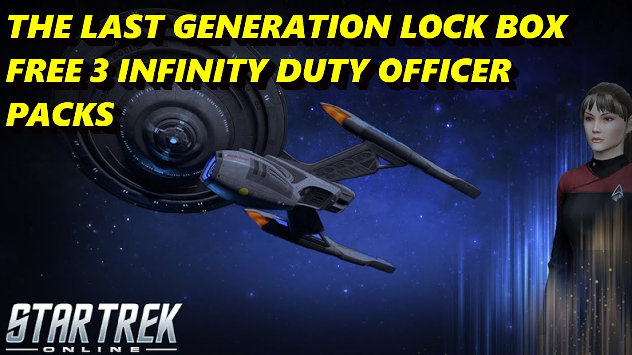 THE LAST GENERATION LOCK BOX / THREE FREE INFINITY DUTY OFFICER PACKS ...