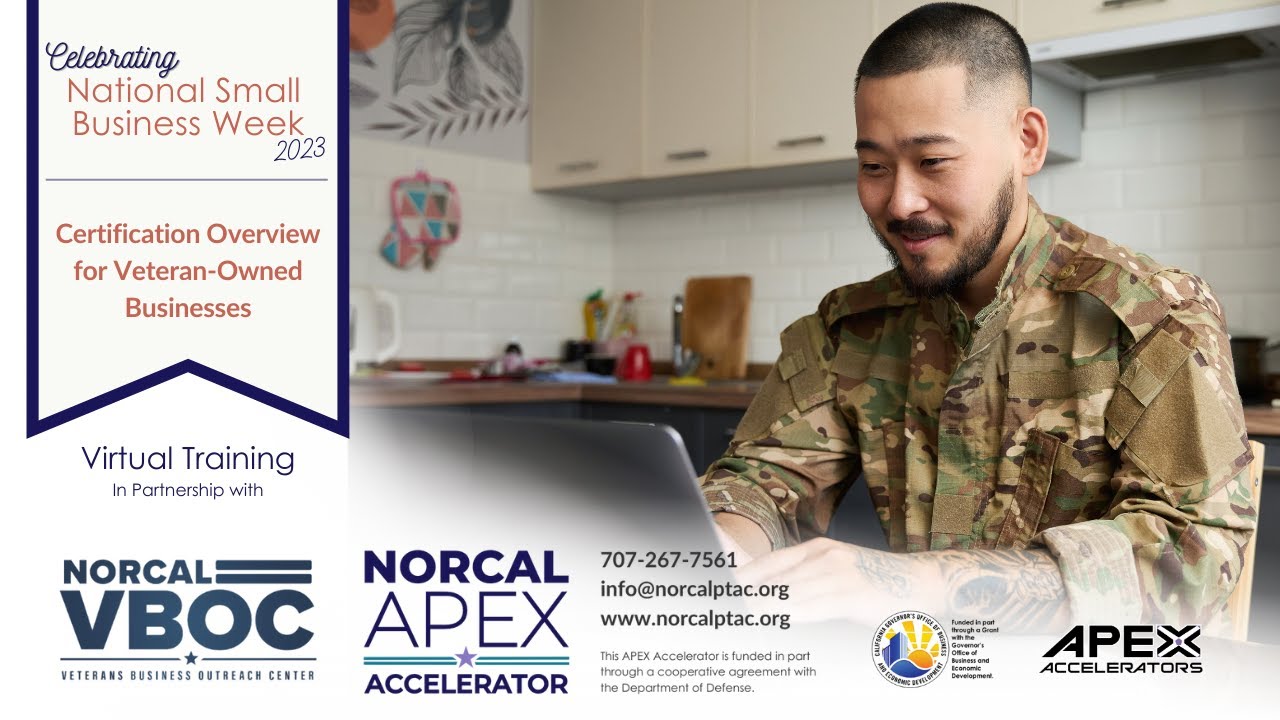 Certification Overview for Veteran-Owned Businesses - YouTube