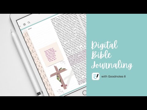 Digital Bible Journaling with Goodnotes - YouTube