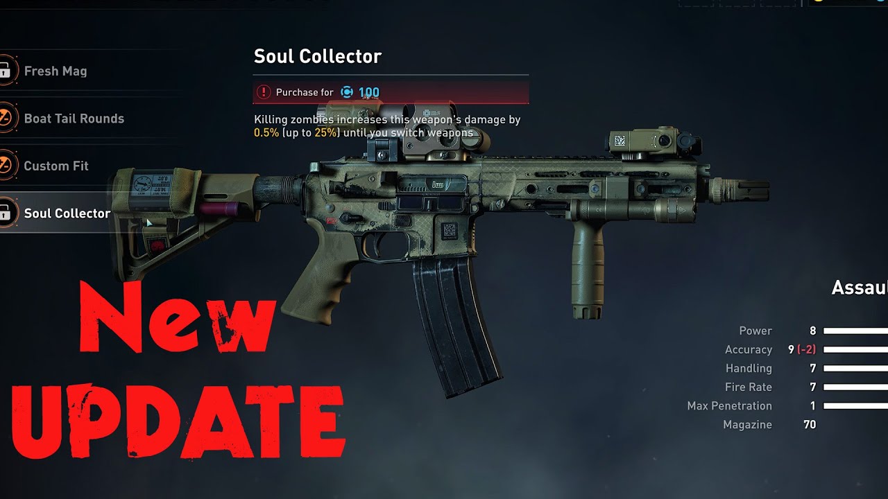 WWZ Aftermath NEW UPDATE All New Weapon Perks and Golden Desert Eagle ...