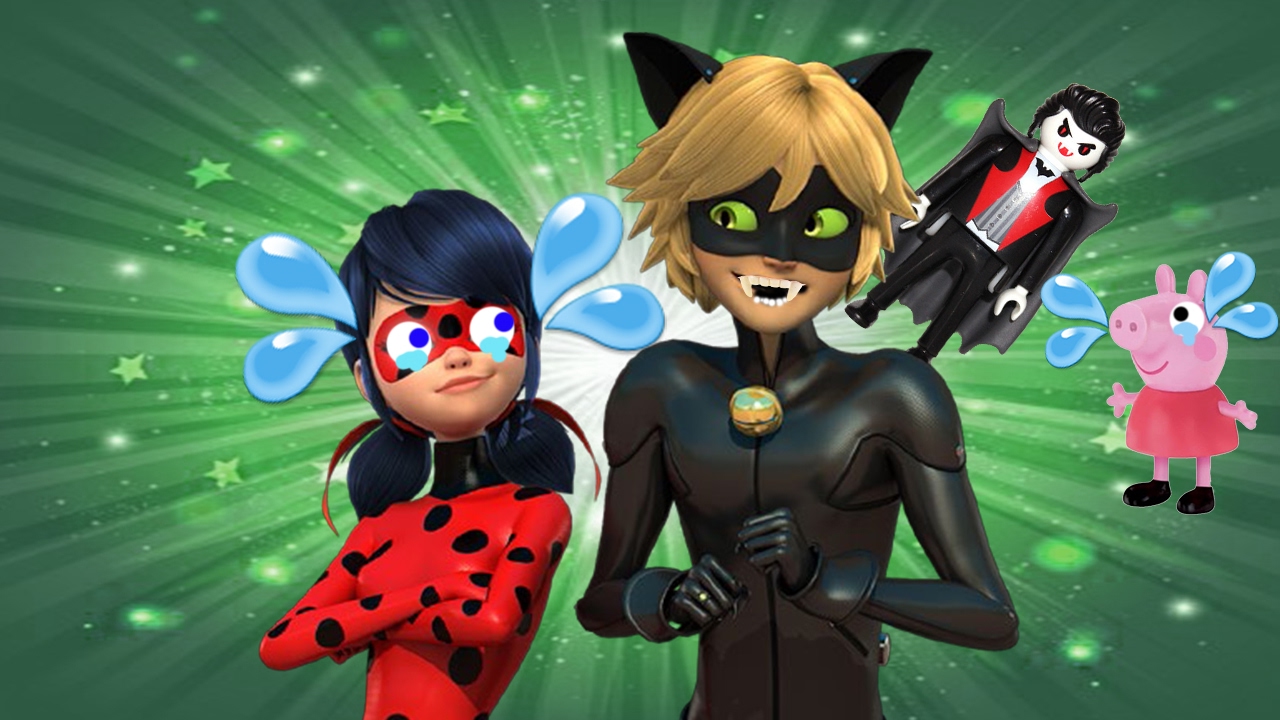 5 Little Ladybug Jumping On The Bed Chat Noir Try to Transform Ladybug ...