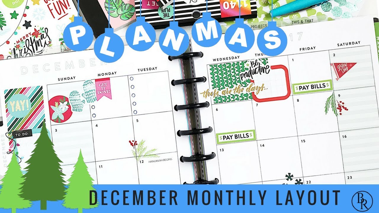 December Monthly Plan with Me // PLANMAS Day 3 | Plans by Rochelle ...