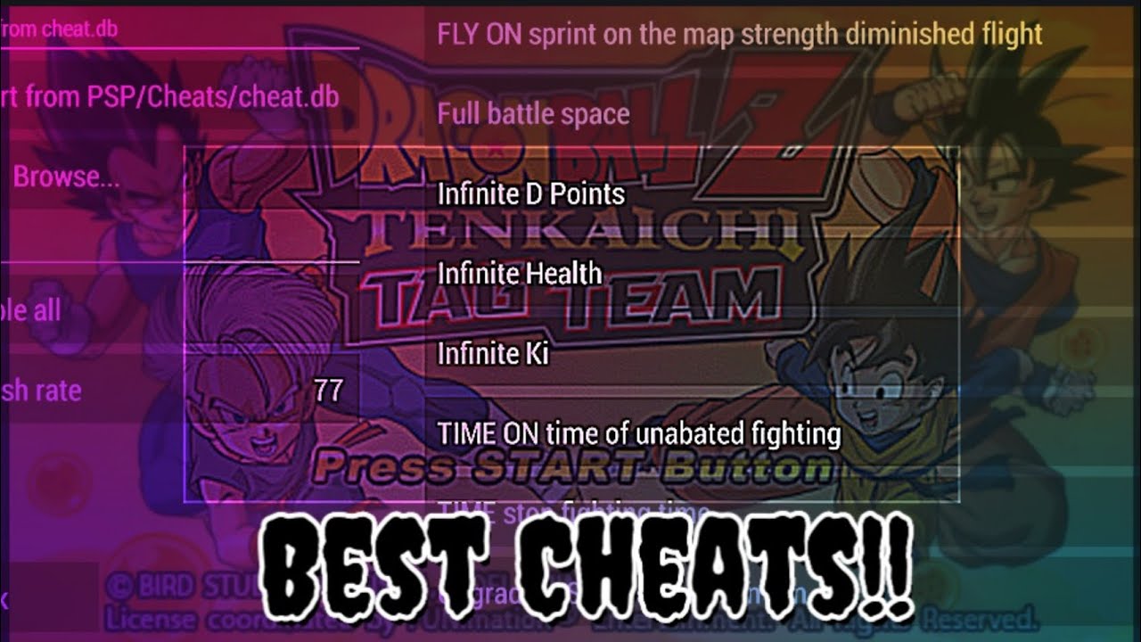 Dragon Ball Z Tenkaichi Tag Team BEST CHEATS!! - Full Tutorial + How To Download!!🔥🔥 - YouTube