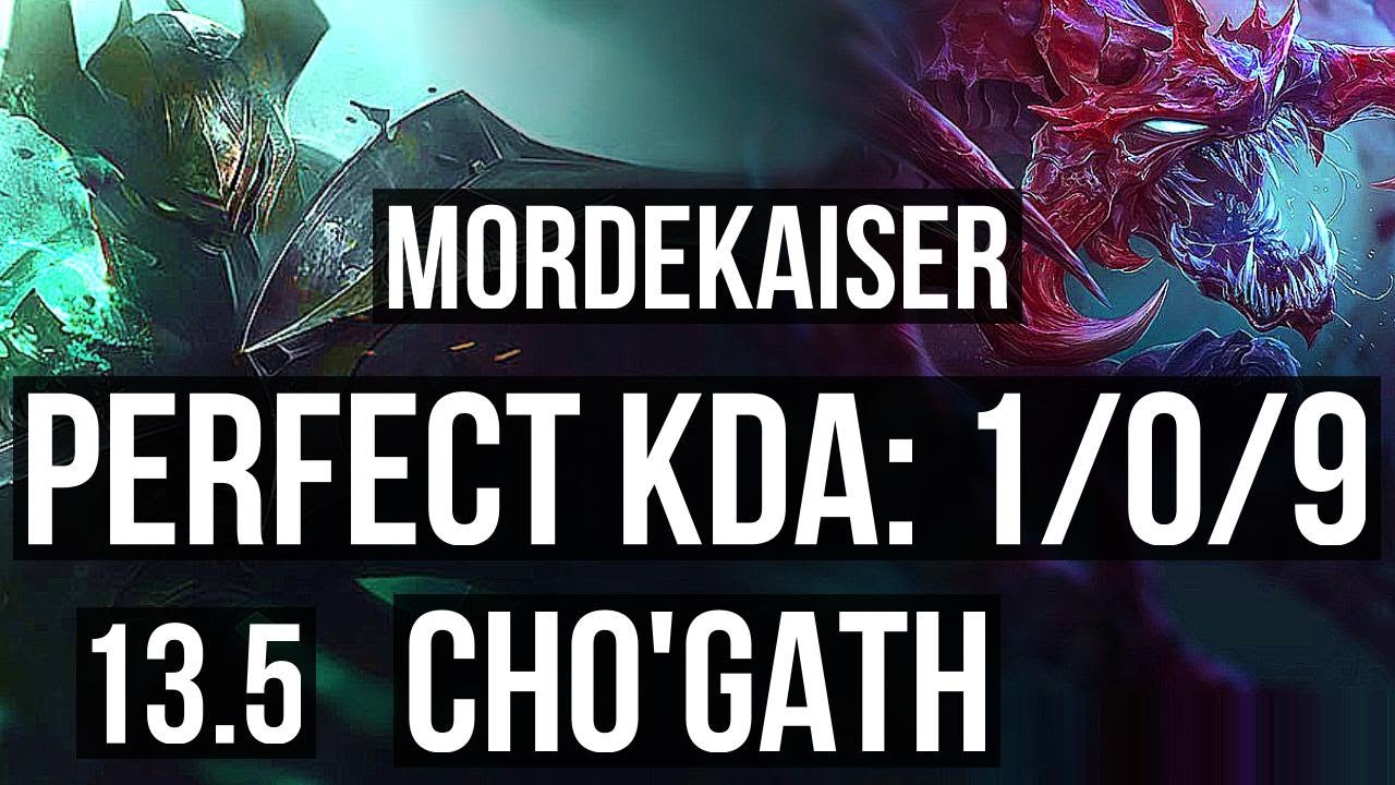 MORDE vs CHO (TOP) | 1/0/9 | TR Diamond | 13.5 - YouTube