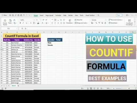 Try These Excel Tips and tricks || countif formula #focusinguide #exceltips #tutorial - YouTube