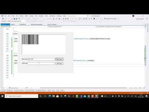 Generate Bar Code and QR Code in C# - YouTube