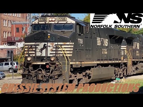 [NS]7708 ES40DC & 9913 D9-44CW Leads Z675-01 To the Old Yard W/A Great Sounding K5HL In Fay NC ...