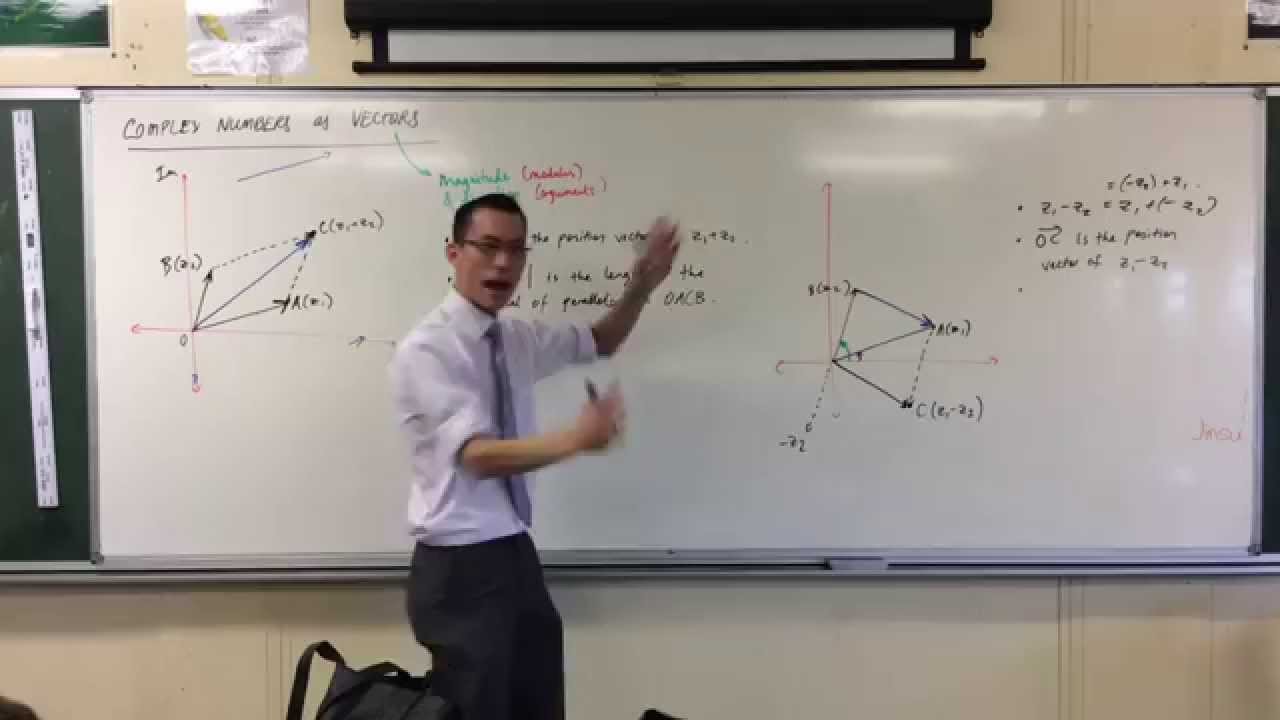 Complex Numbers as Vectors (2 of 3: Subtraction) - YouTube