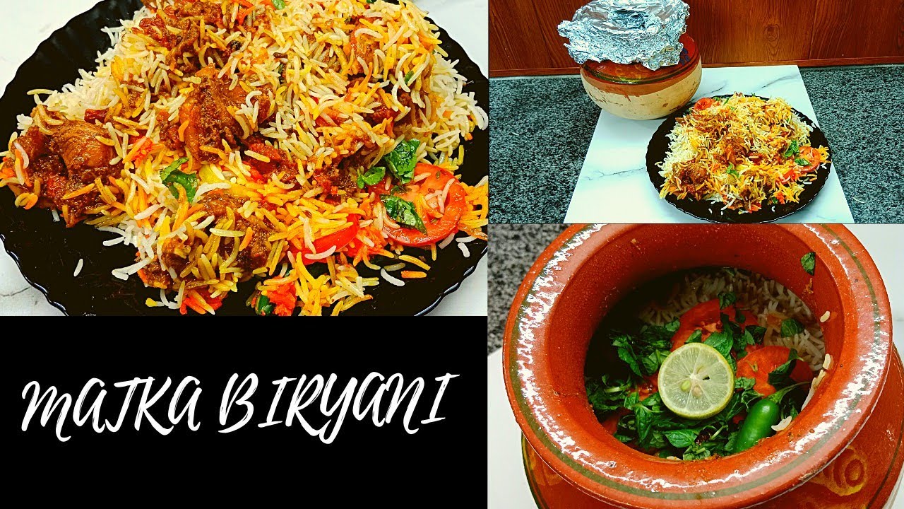 How to make perfect Mutton matka biryani at home - YouTube