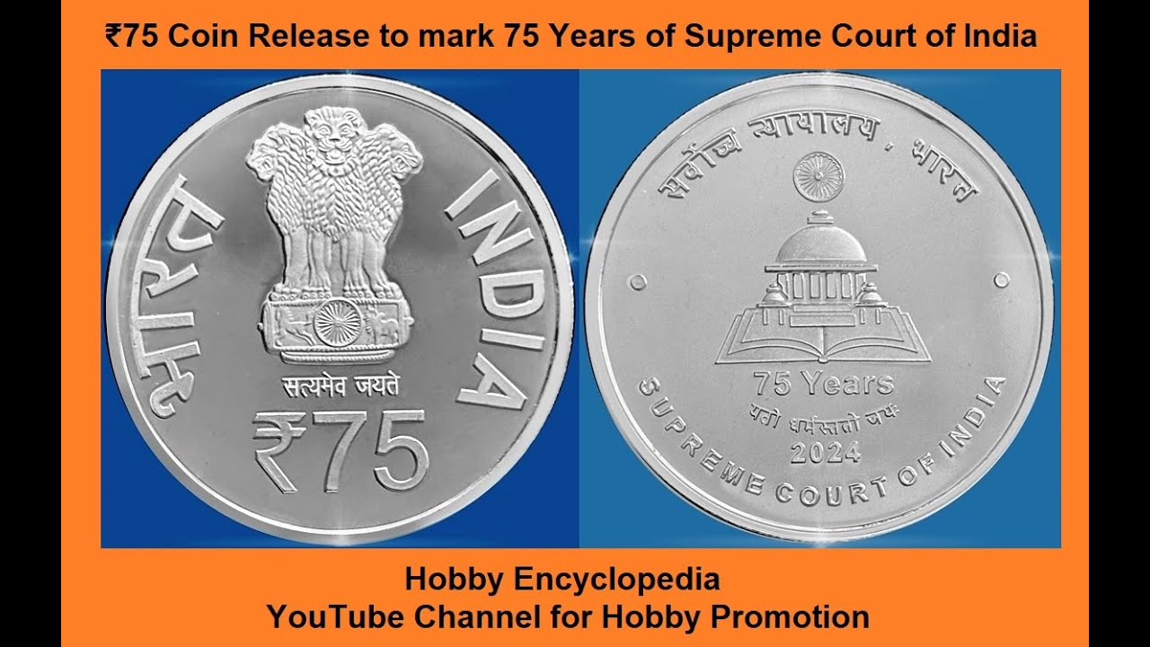 Supreme Court of India 75 Years Stamps & Coin Released #coin #75years # ...