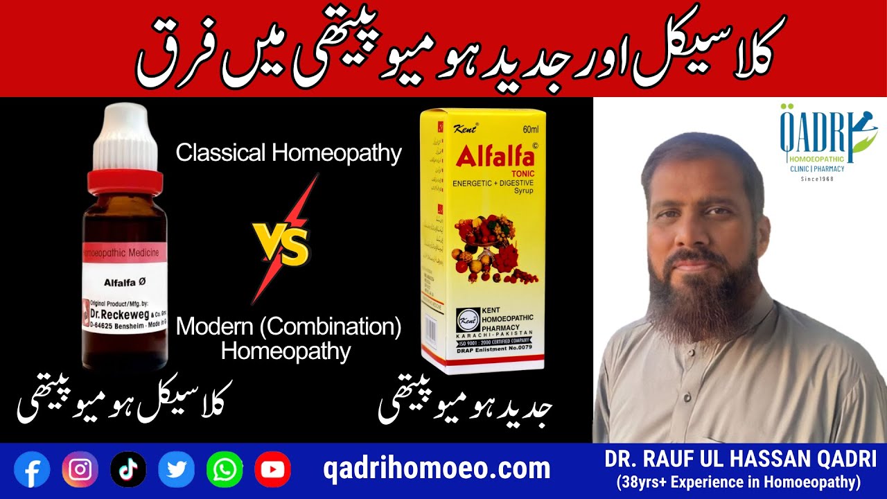 Difference between Classical & Modern Homoeopathy Combinations in ...